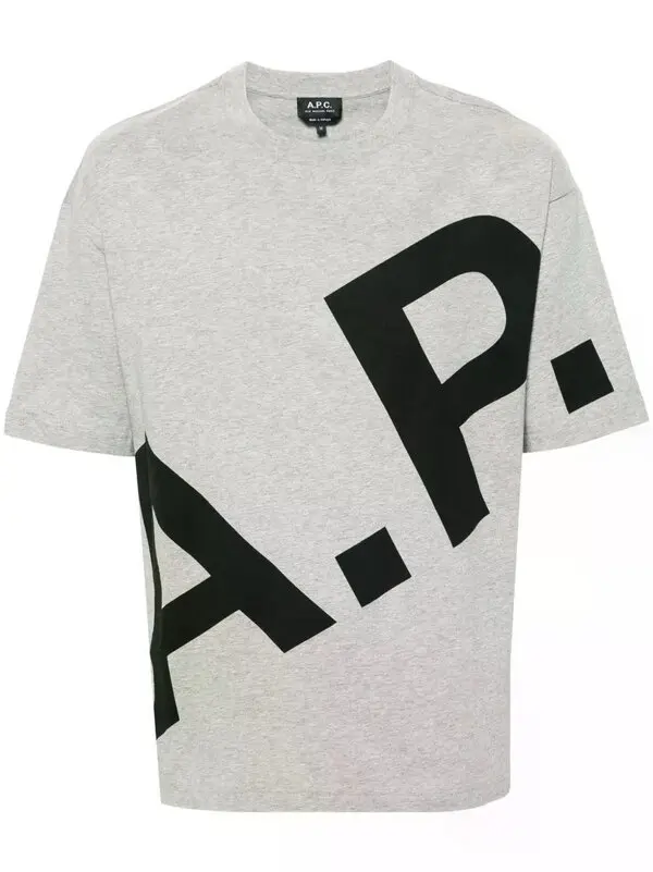 A.p.c. Lisandre Cotton T-shirt - Grey