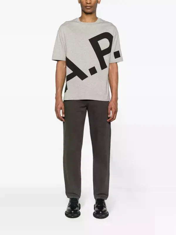 A.p.c. Lisandre Cotton T-shirt - Grey