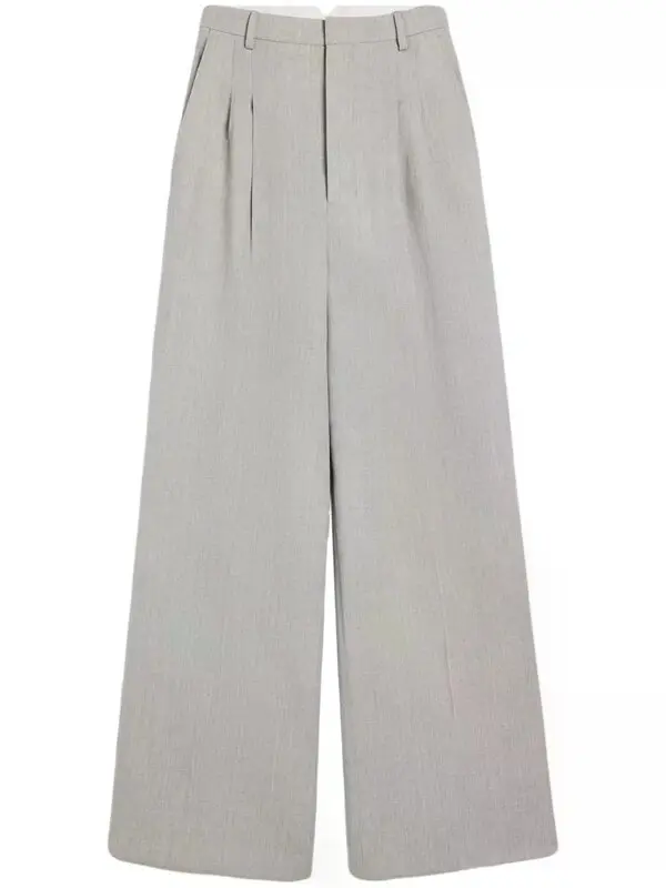 AMI Paris Pleated Palazzo Pants