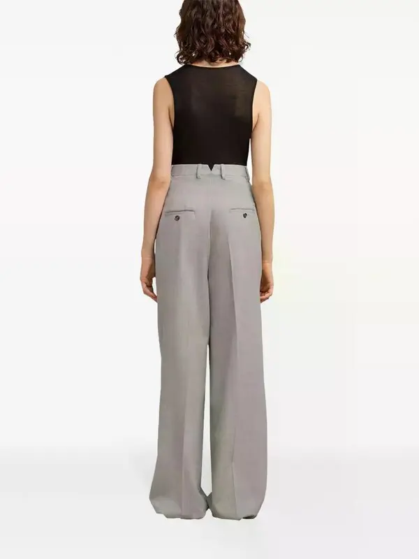 AMI Paris Pleated Palazzo Pants