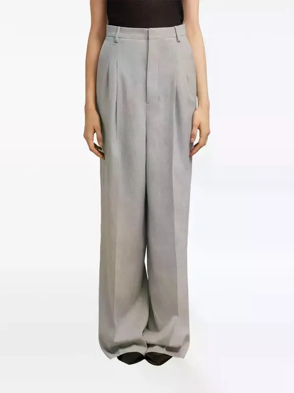 AMI Paris Pleated Palazzo Pants
