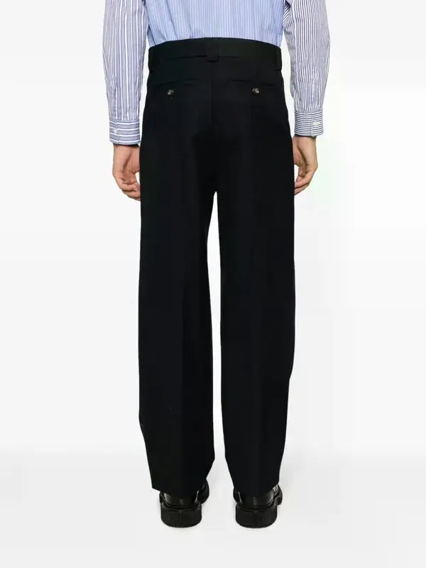 PT TORINO Virgin Wool Straight-leg Trousers