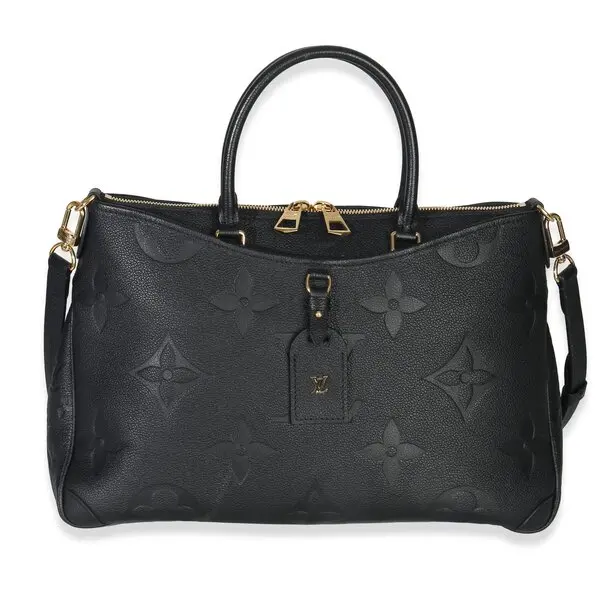 LOUIS VUITTON Monogram Empreinte Trianon Mm - Black