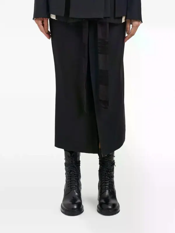 ALESSANDRA MARCHI Midi Skirt With Belt