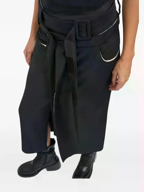 ALESSANDRA MARCHI Midi Skirt With Belt