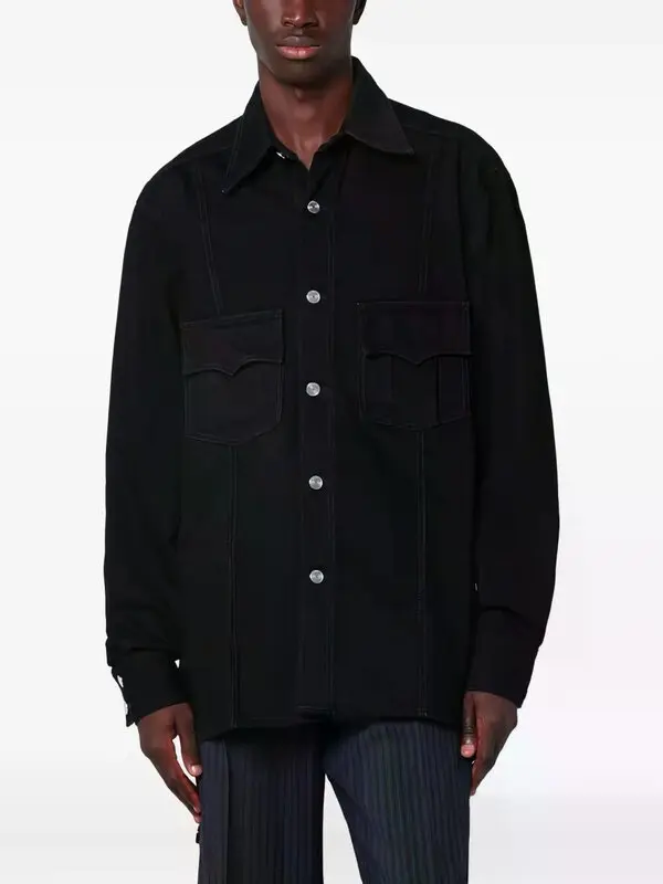 NAMACHEKO Pocket Denim Shirt