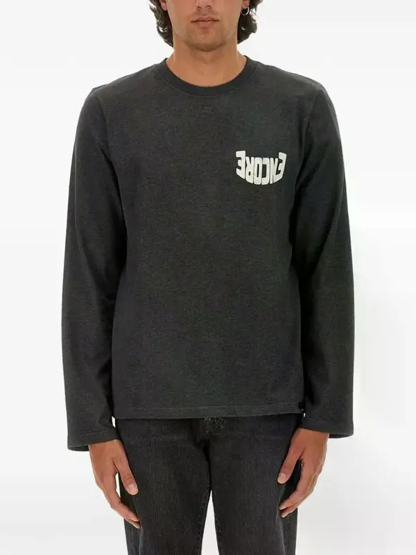 COURREGES Logo-detail Long-sleeve T-shirt