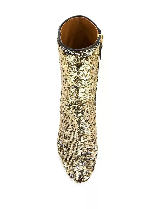 Paris Texas Sequin-embellished Ankle Boots