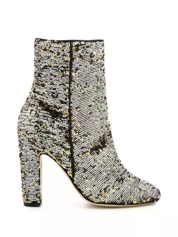 Paris Texas Sequin-embellished Ankle Boots