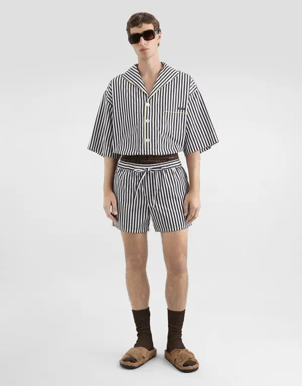 Dolce & Gabbana Striped Poplin Shirt - Multicolor
