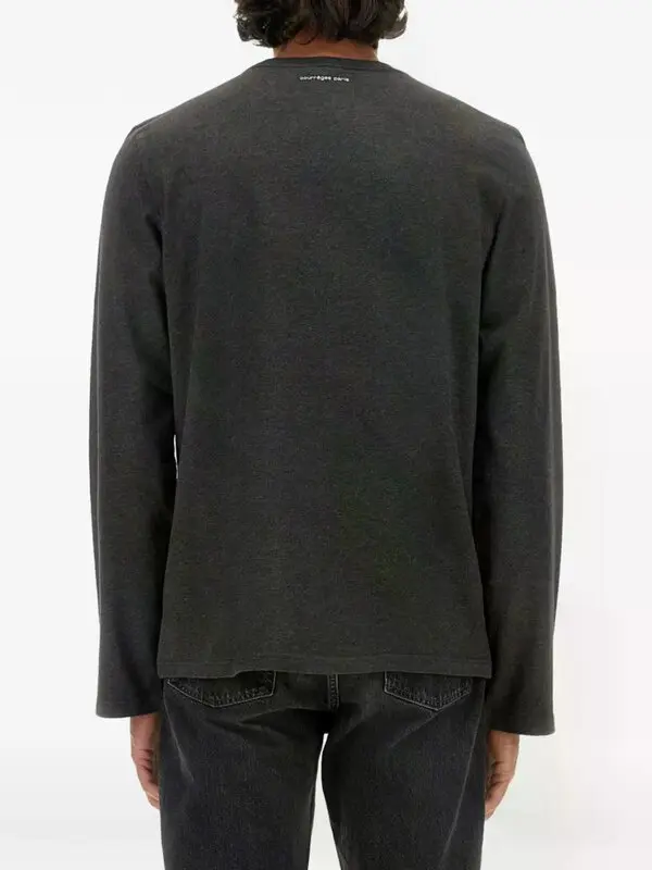 COURREGES Logo-detail Long-sleeve T-shirt