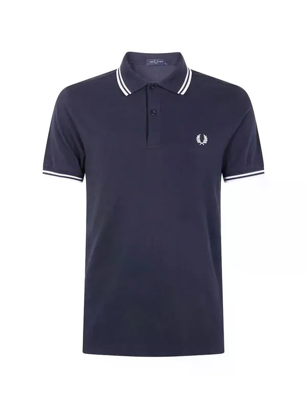 Fred Perry Tipped Laurel Polo T-shirt - Blue