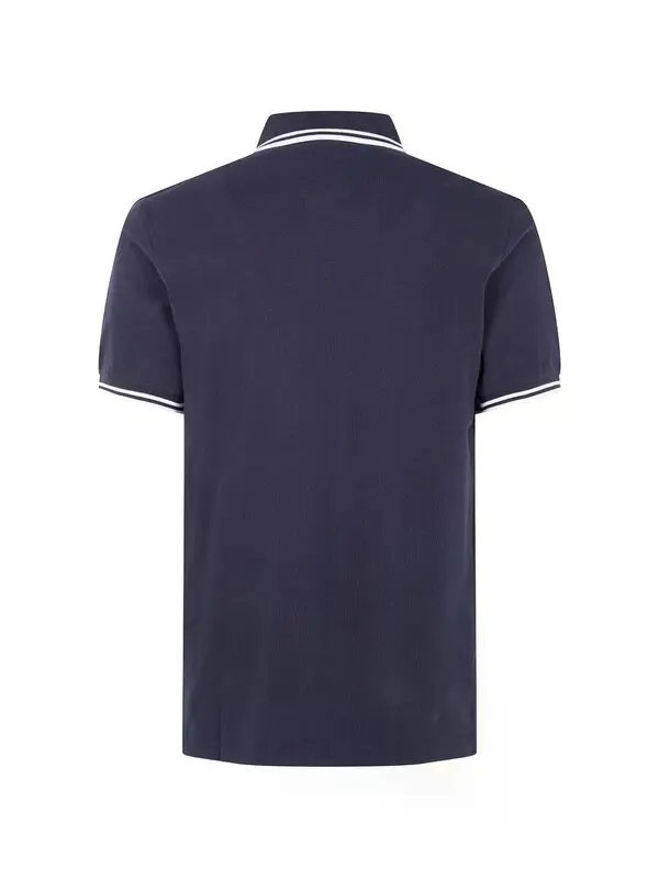 Fred Perry Tipped Laurel Polo T-shirt - Blue