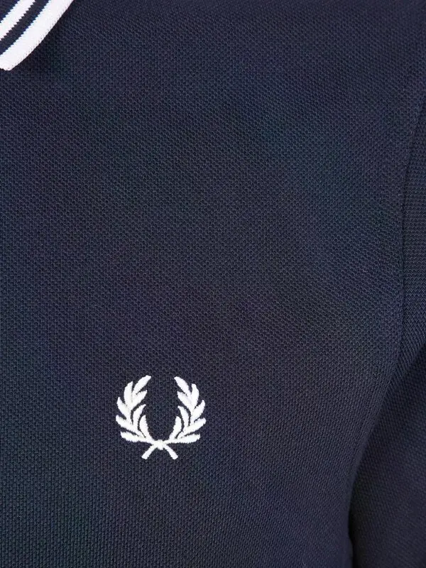 Fred Perry Tipped Laurel Polo T-shirt - Blue