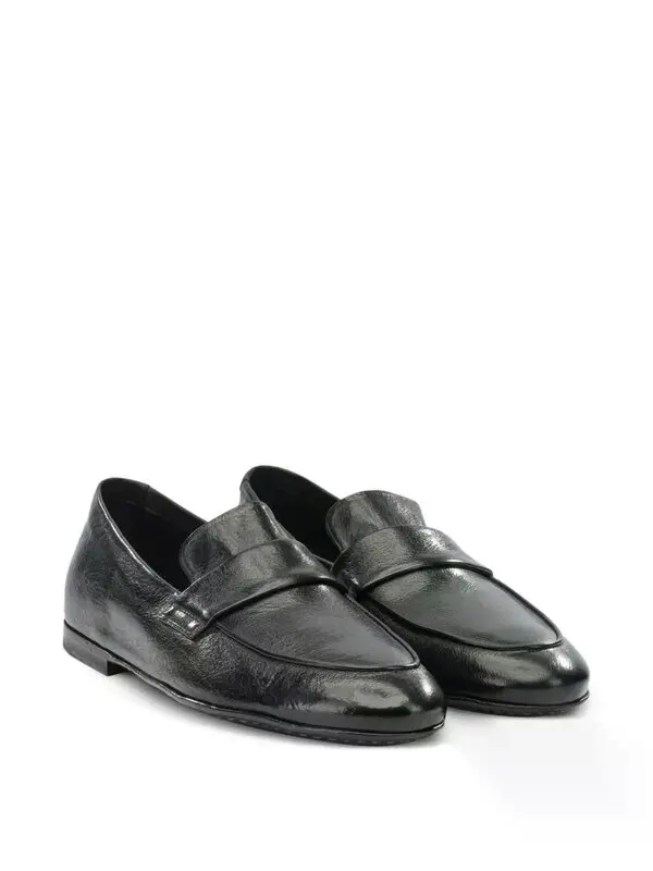 Officine Creative Airto Leather Loafers - Black
