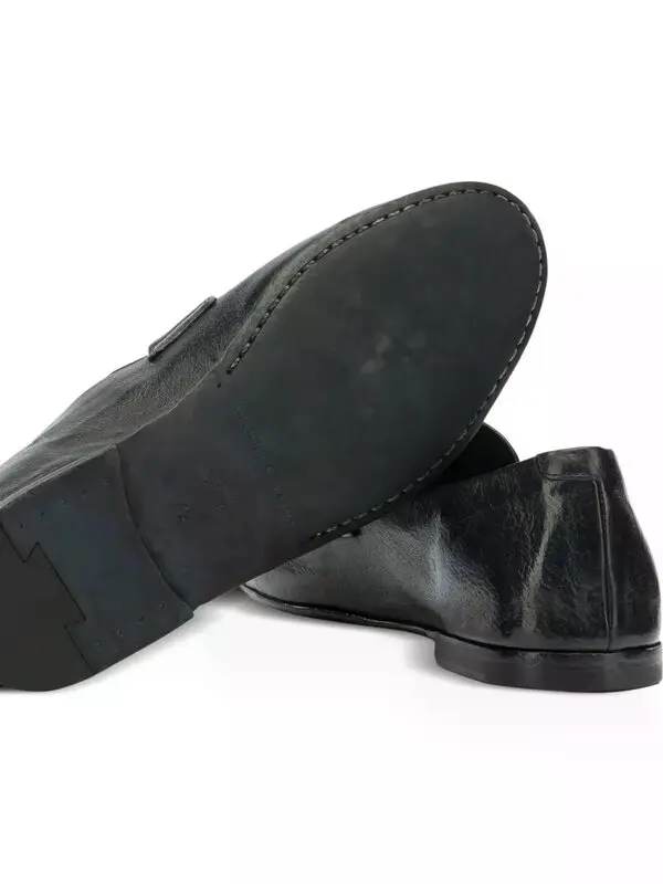 Officine Creative Airto Leather Loafers - Black