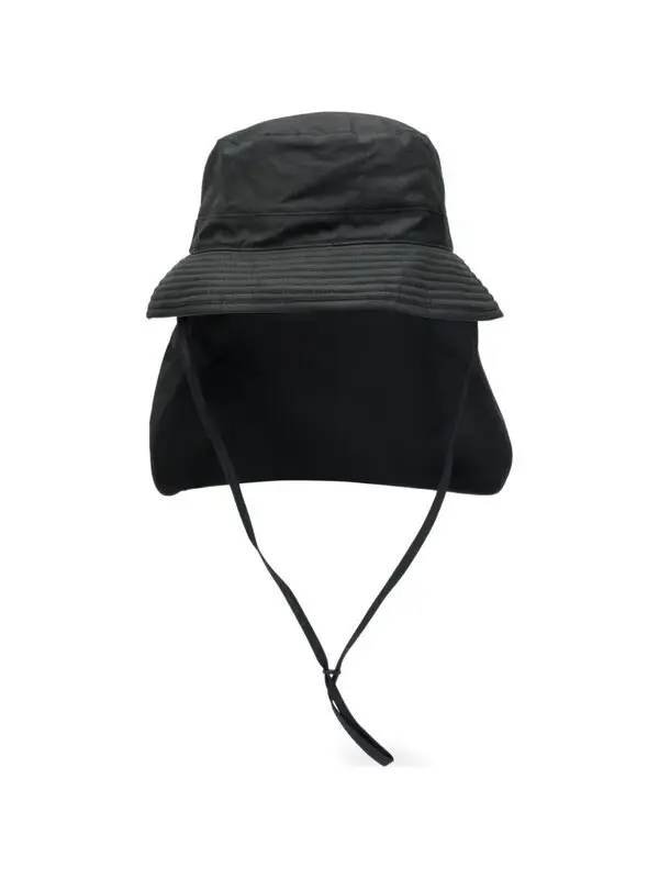 Barbour X Kaptain Sunshine Caped Bucket Hat - Black