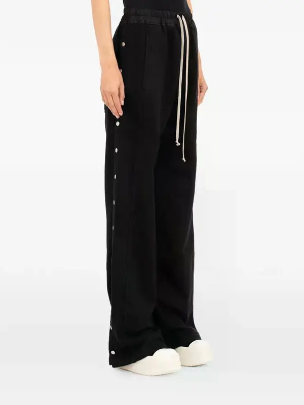 Rick Owens Pusher Button-detail Trousers
