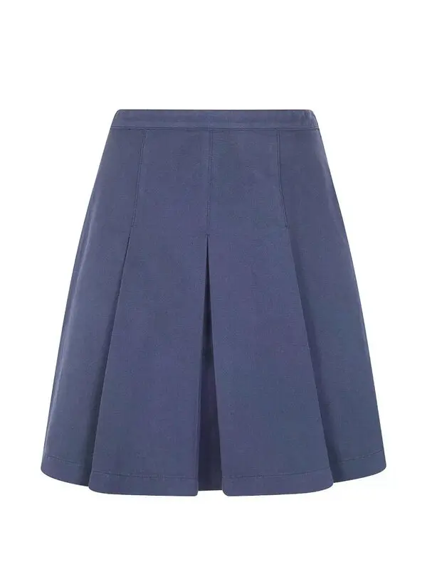 Aspesi Pleated Mini Skirt - Blue