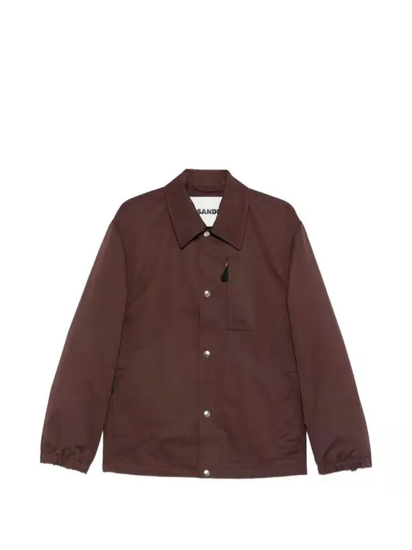 JIL SANDER Press-stud Jacket - Brown