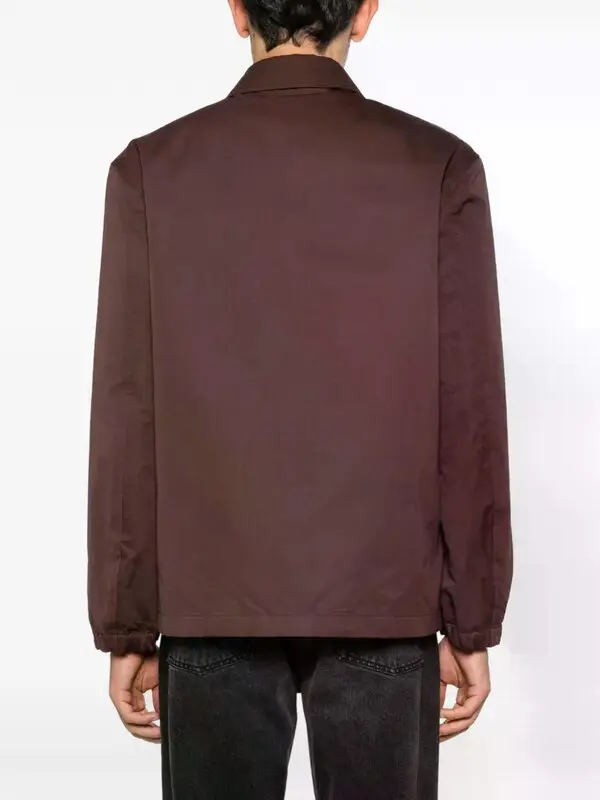 JIL SANDER Press-stud Jacket - Brown