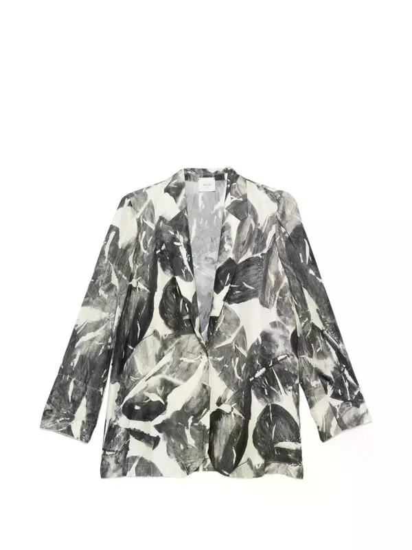ALYSI Monopetto Floral Jacket - White