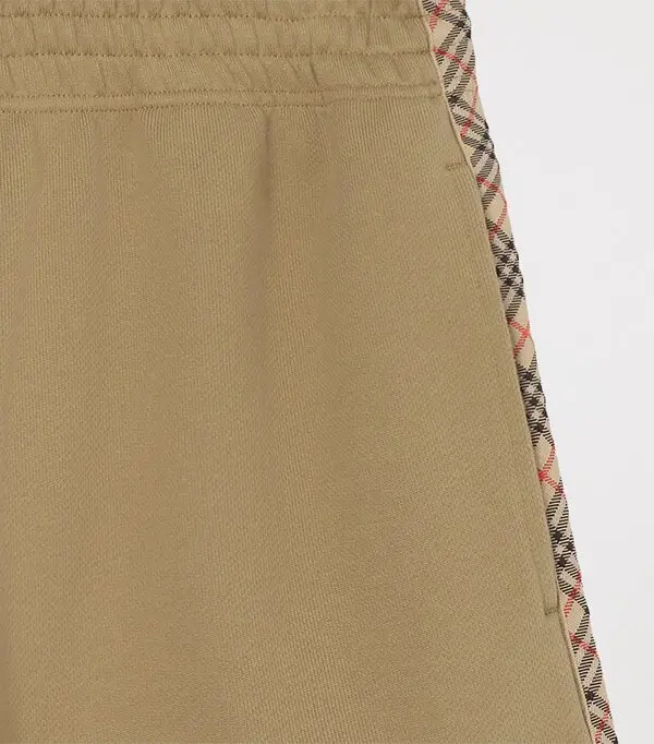 Burberry Check-trim Sweatshorts