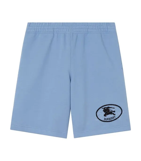 Burberry Equestrian Knight Sweatshorts - Blue