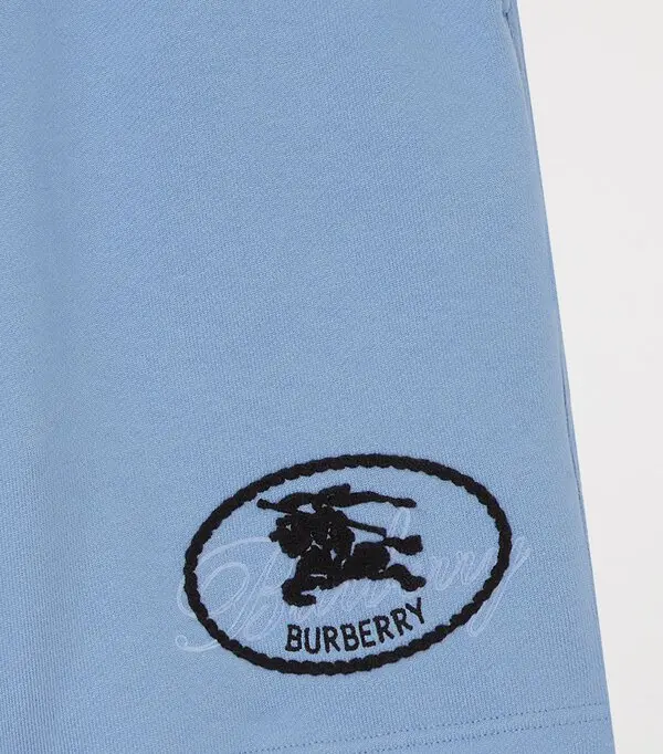Burberry Equestrian Knight Sweatshorts - Blue