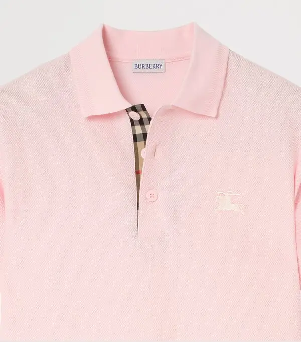 Burberry Cotton Polo Shirt - Pink