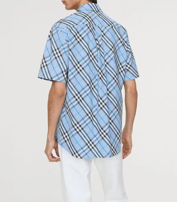 Burberry Check-print Short-sleeve Shirt