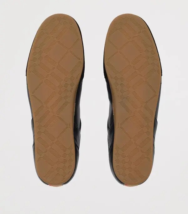 Burberry Leather Knight Runner Sneakers