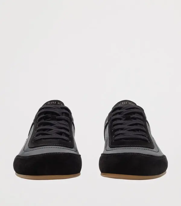 Burberry Leather Knight Runner Sneakers