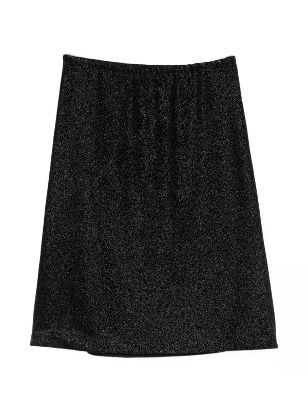 JIL SANDER Elasticated A-line Midi Skirt