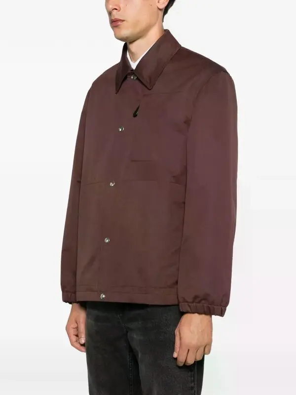 JIL SANDER Press-stud Jacket - Brown