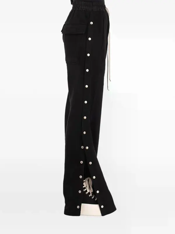 Rick Owens Pusher Button-detail Trousers