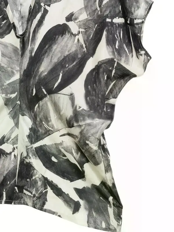 ALYSI Printed V-neck Shirt