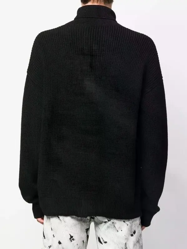 Heron Preston Embroidered Roll-neck Jumper