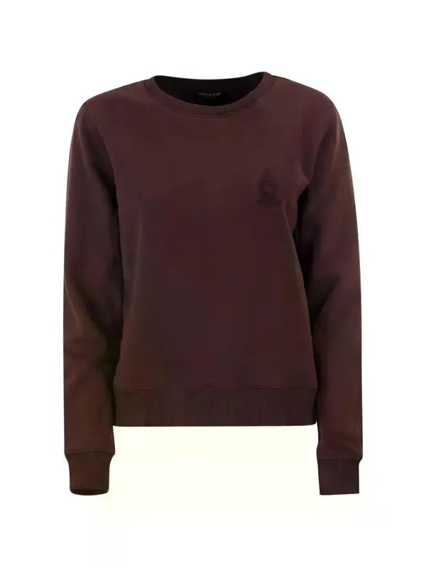 DONDUP Crew-neck Sweatshirt With Logo Embroidery