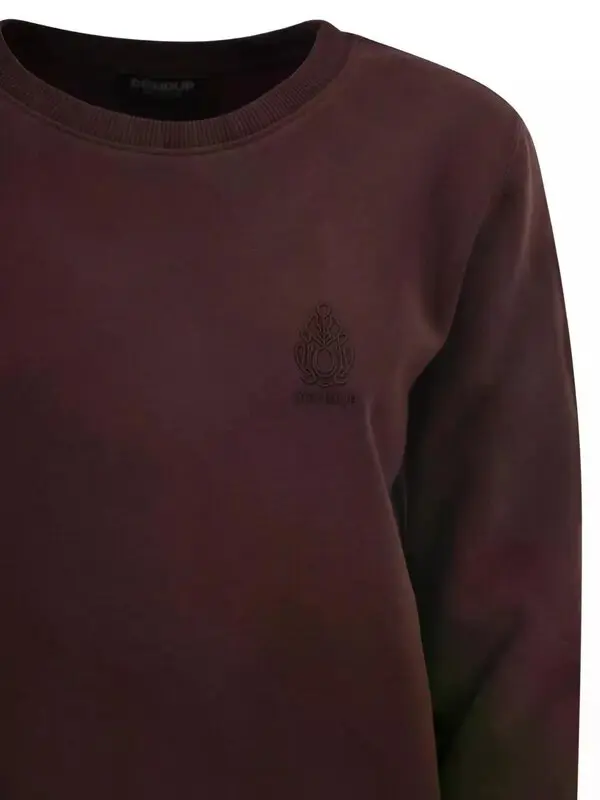 DONDUP Crew-neck Sweatshirt With Logo Embroidery