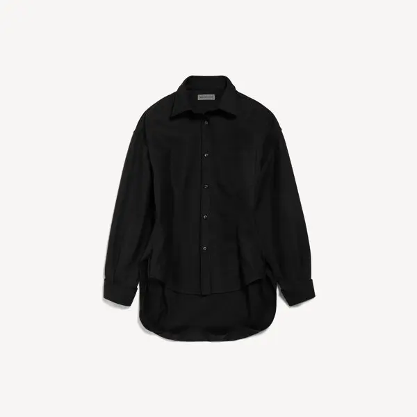 Balenciaga Classic Cotton Shirt - Black