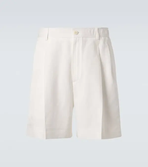 Brioni Linen And Cotton Shorts