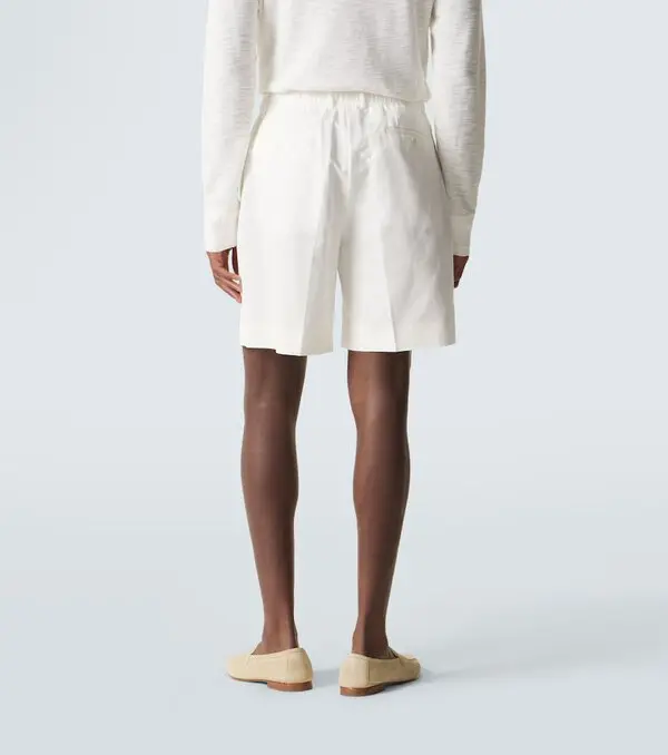 Brioni Linen And Cotton Shorts