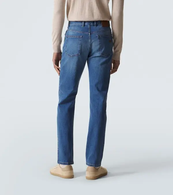 Zegna Slim-fit Jeans - Blue