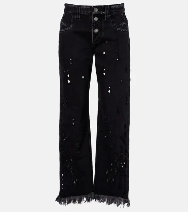 Isabel Marant Étoile Amia Flared Jeans - Black