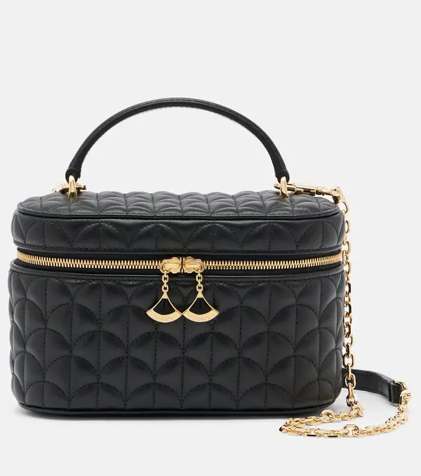 BVLGARI Small Leather Vanity Bag