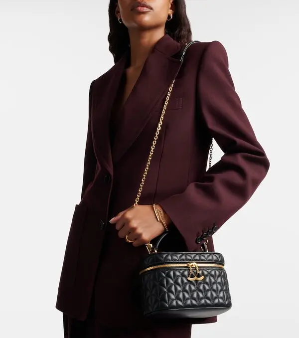 BVLGARI Small Leather Vanity Bag