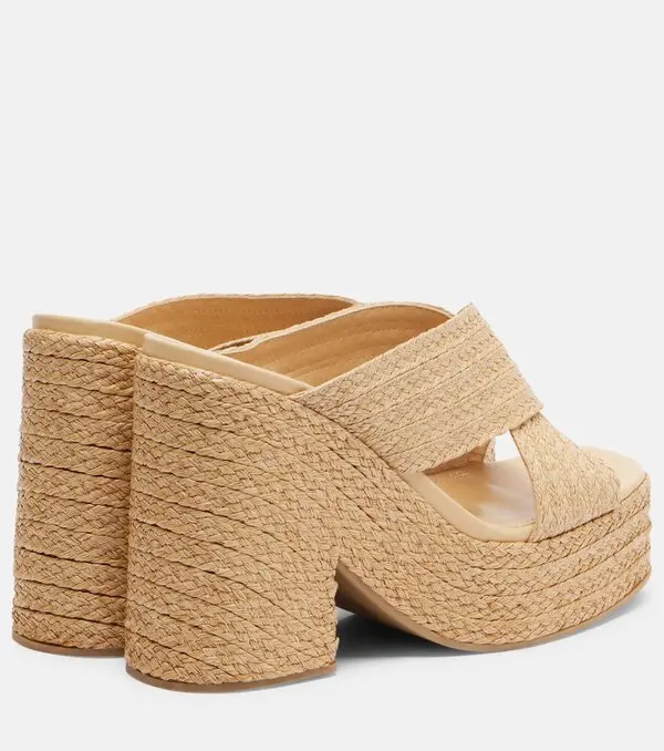 SOULIERS MARTINEZ Garda Raffia Sandals