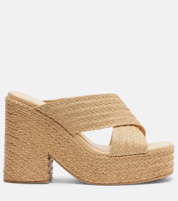 SOULIERS MARTINEZ Garda Raffia Sandals