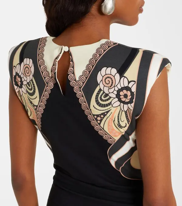La DoubleJ Lela Printed Jersey Minidress - Multicoloured